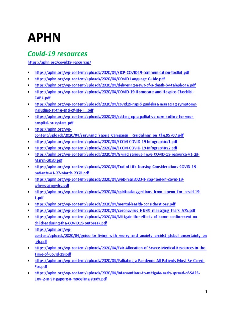 Aphn Covid-19 PDF | PDF | Computing And Information Technology