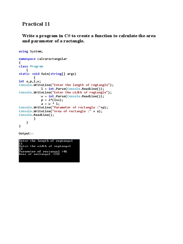 Practical File Dot Net (Nishu) | PDF | C Sharp (Programming Language ...