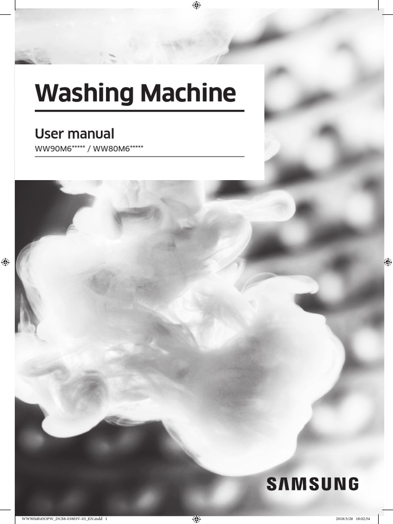 Washing Machine Instructions PDF | PDF | Ac Power Plugs And Sockets ...
