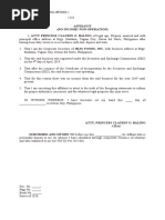 BIR POS Sworn Statement | PDF | Point Of Sale