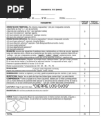 Mini Mental State Examination de Folstein | PDF | Ciencia cognitiva ...