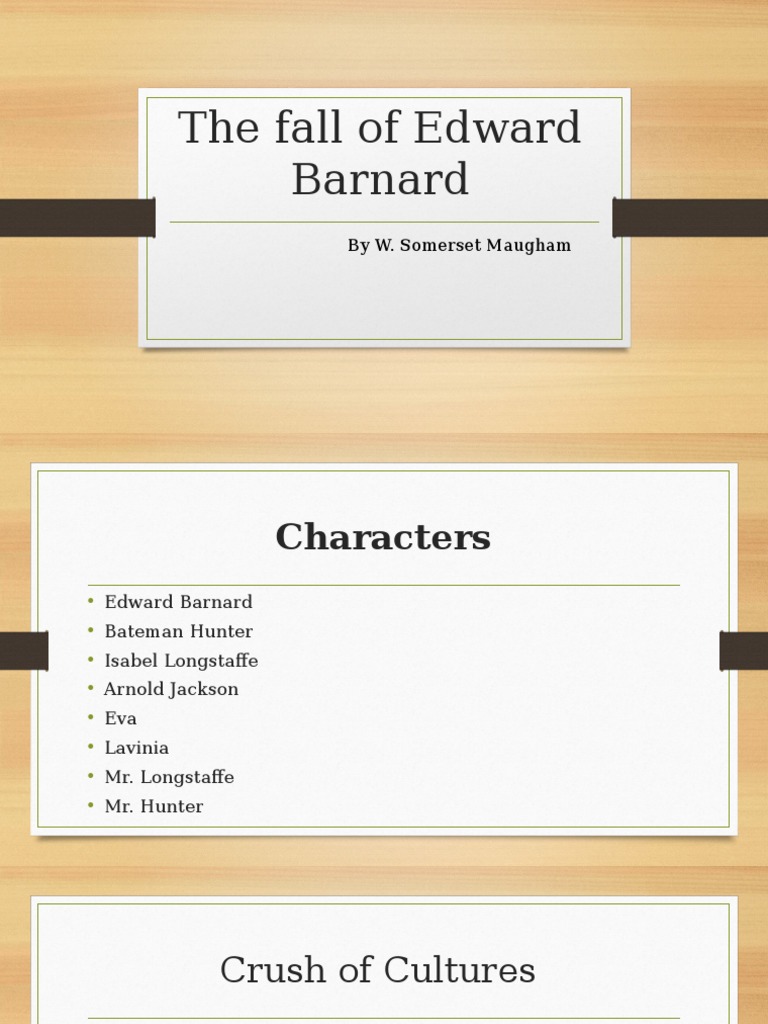 The Fall of Edward Barnard | PDF