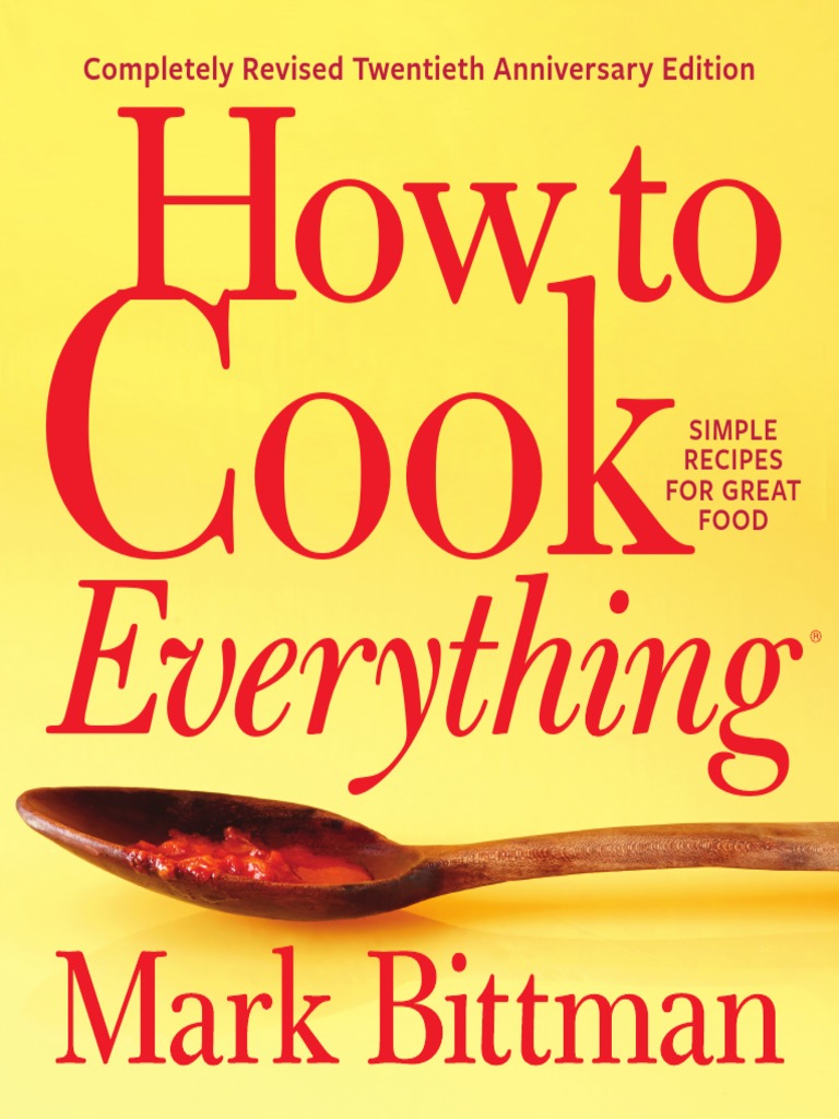 How To Cook Everything Mealplan | PDF | Lunch | Tofu