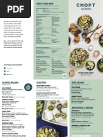 Menu Chopt Creative Salad Co | PDF | Pickling | Salad