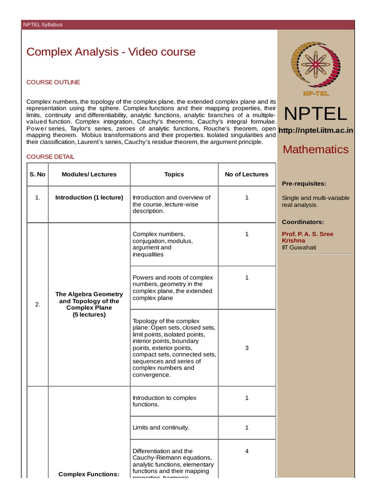 Mapping Properties and Applications of Analytic Functions: An ...