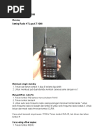 Cara Setting HT | PDF
