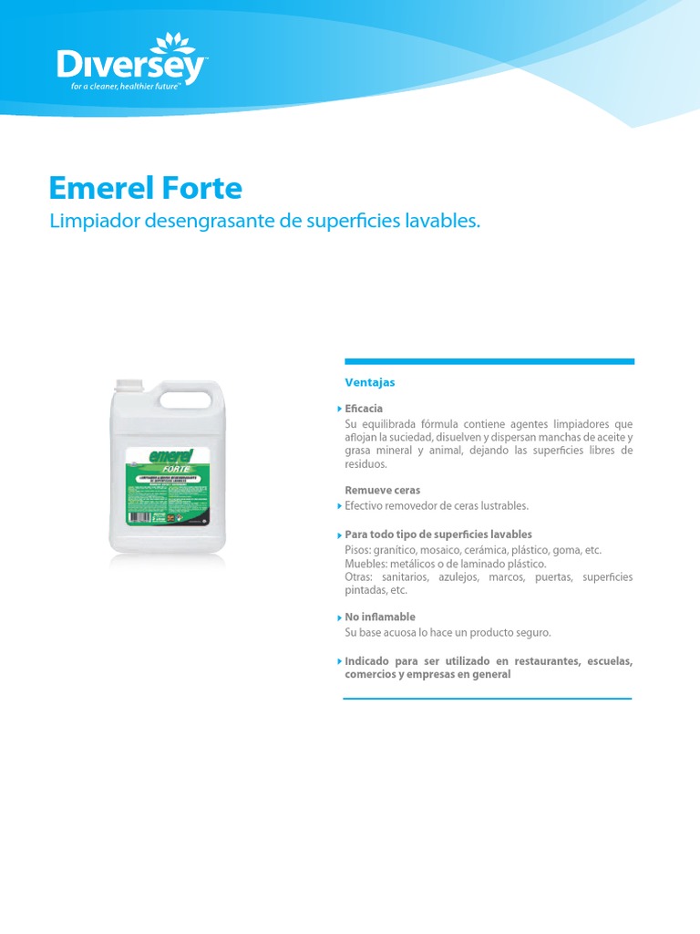 Emerel Forte | PDF | Agua | Química