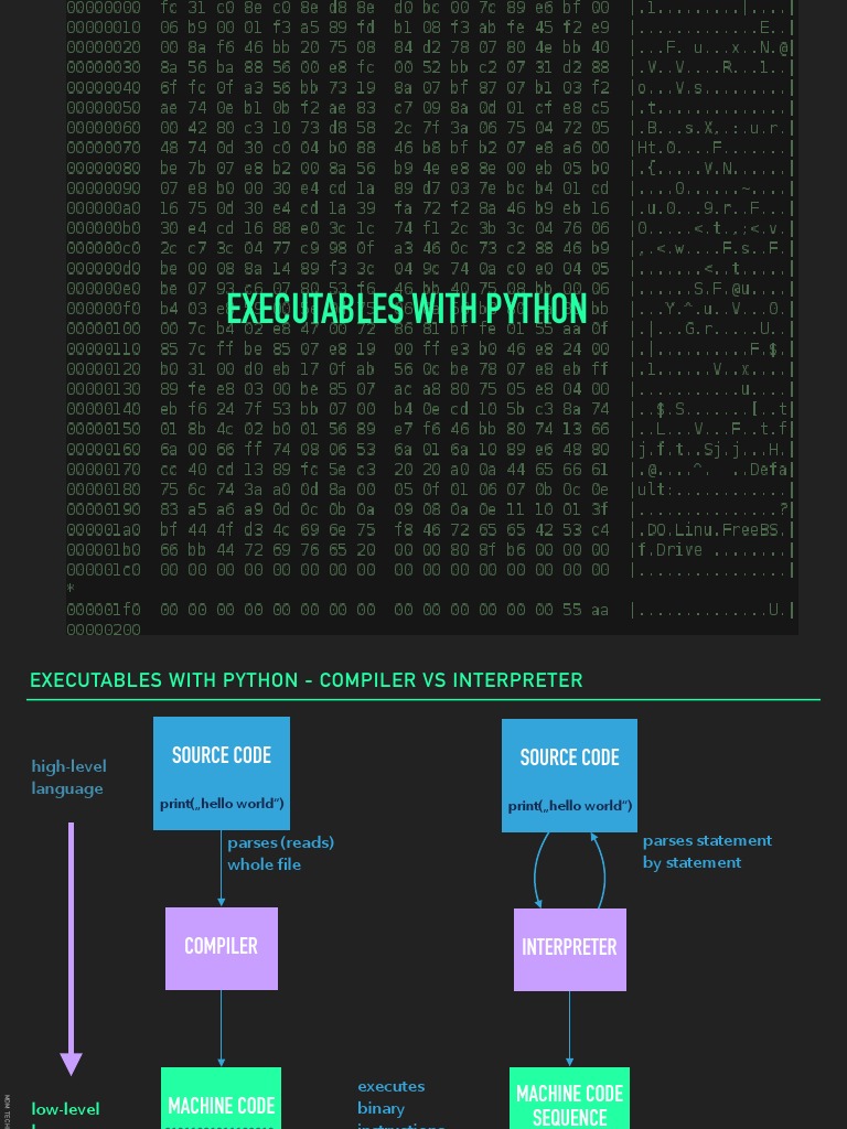 Comparing Compilers and Interpreters in Python: A Detailed Explanation of How Python Executables ...