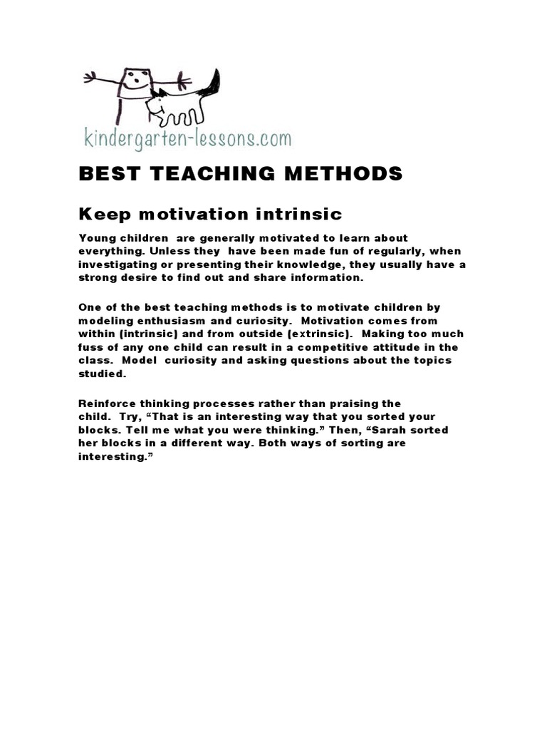 Best Teaching Methods | Download Free PDF | Teaching Method | Curiosity