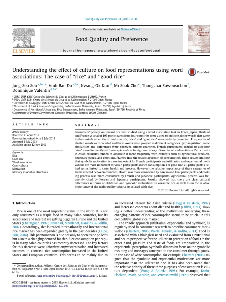 2014 - Understanding The Effect of Culture On Food Representations ...