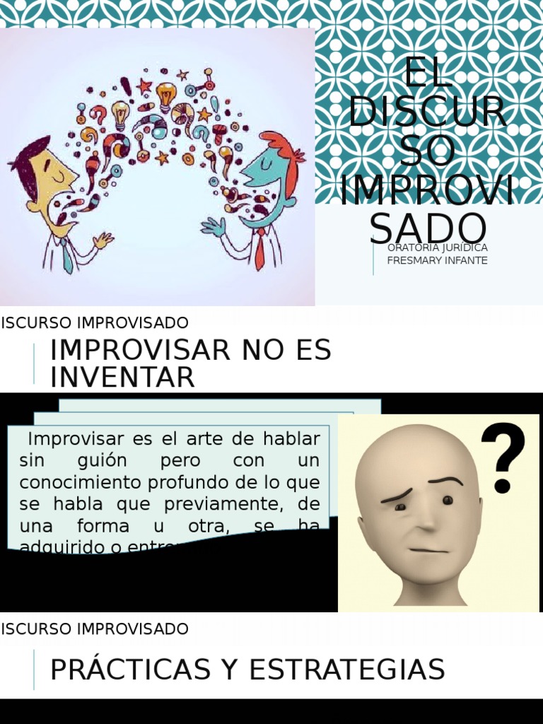 Estrategias para Discurso Improvisado | PDF | Relaciones personales ...