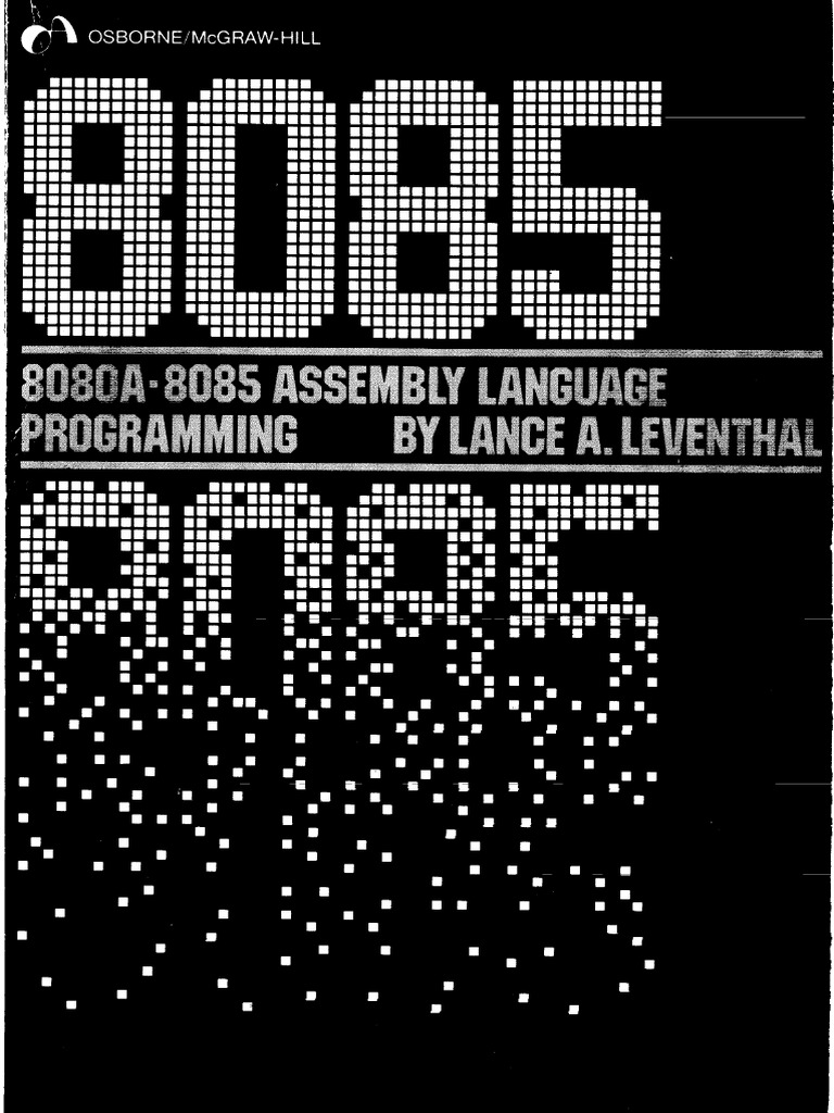 8080A - 8085 Assembly Language Programming | PDF