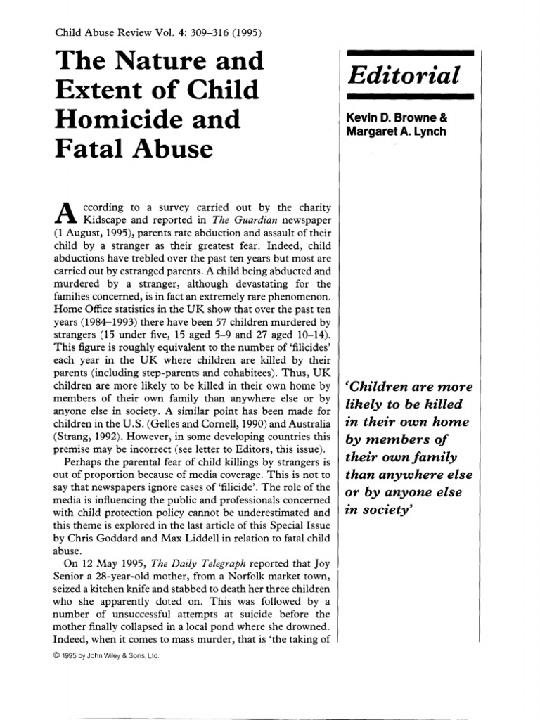 Art Eng | PDF | Child Neglect | Child Abuse