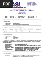 Material Safety Data Sheet: F-29, Liquid Sanitizer | PDF | Personal ...