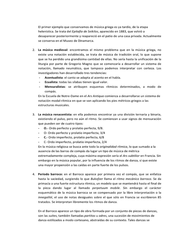 Notación Rítmica Parte 2 | Descargar gratis PDF | Ritmo | Formas musicales