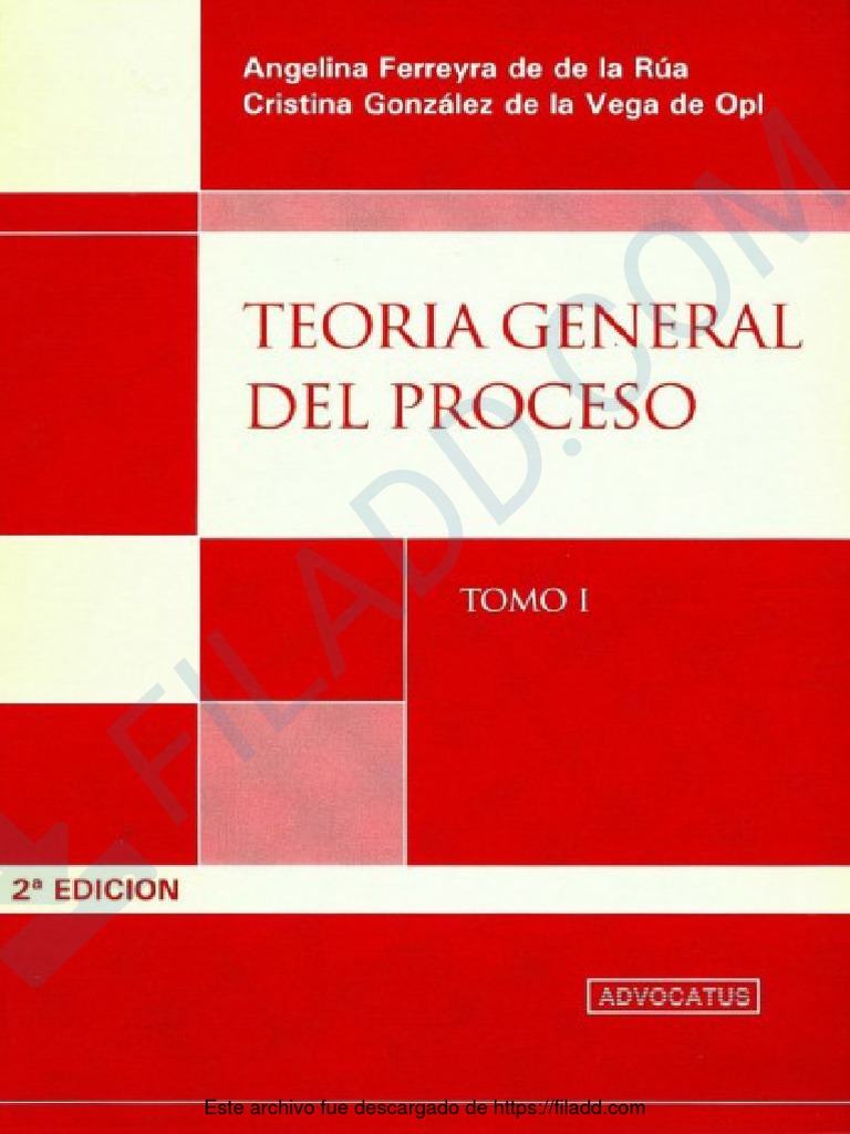 Teoria General Del Proceso PDF | PDF | Ley procesal | Jurisdicción