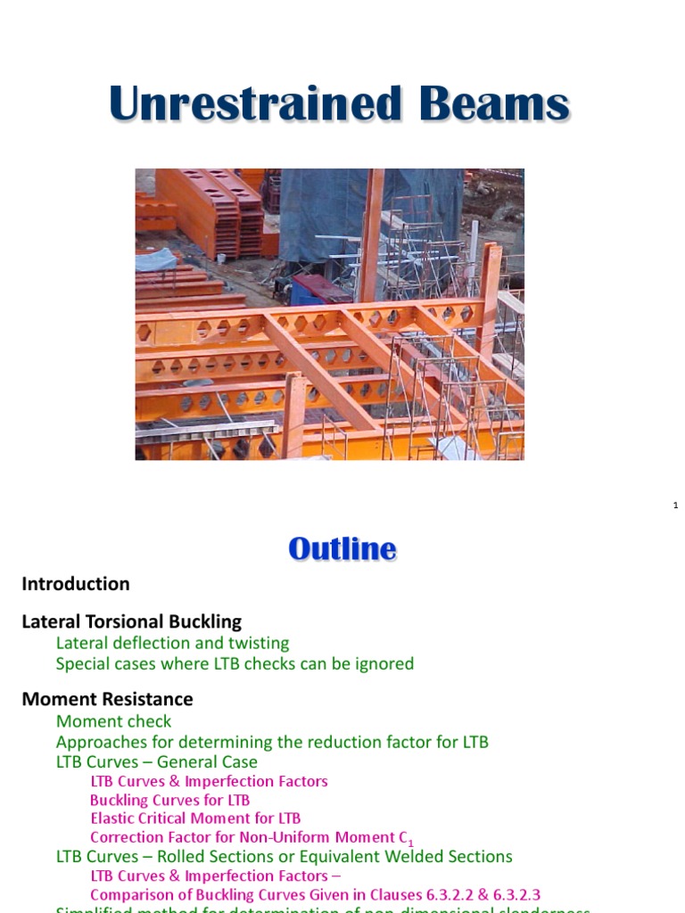 7 Unrestrained Beams | PDF | Buckling | Beam (Structure)