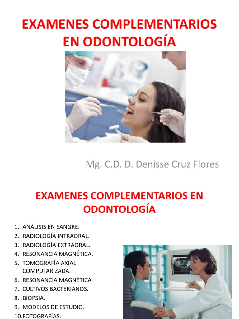 Examenes Complementarios en Odontologia | PDF | Sangre | Anemia