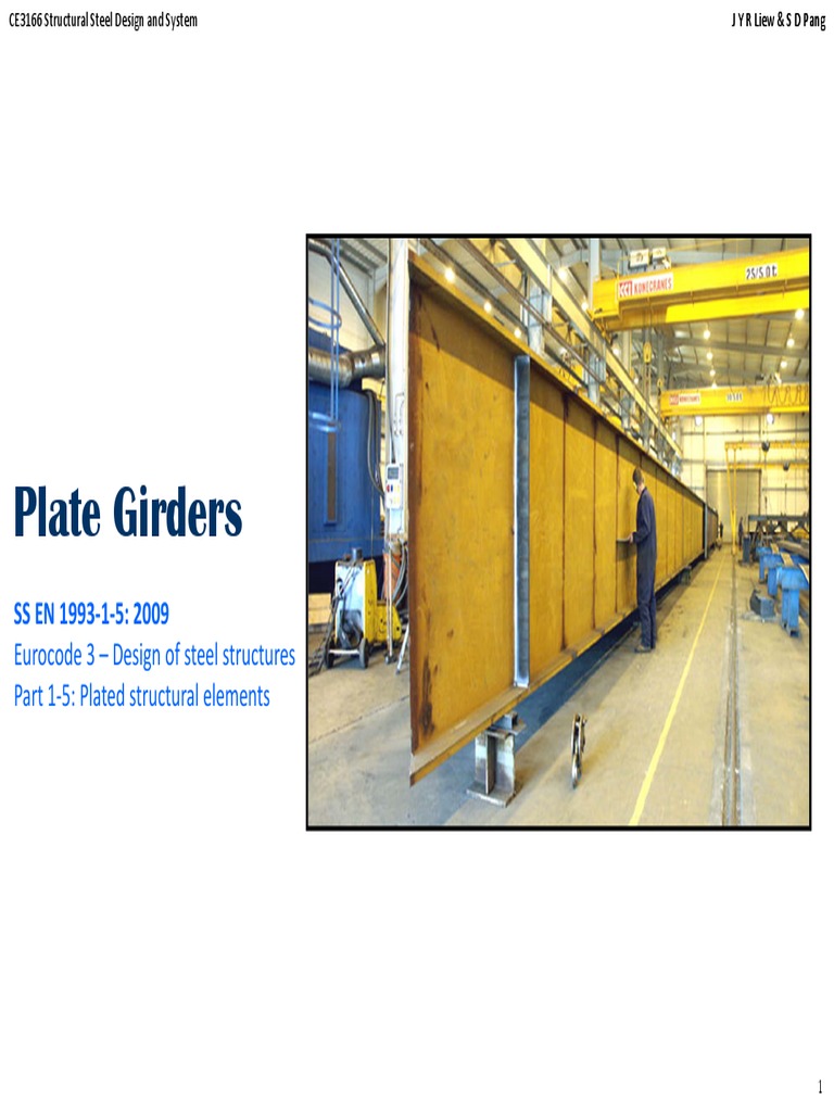 10 Plate Girder - Part 1 | PDF | Bending | Buckling