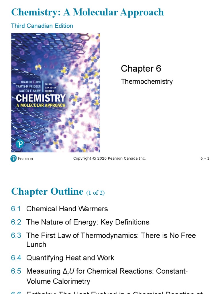Chemistry: A Molecular Approach: Third Canadian Edition | PDF | Calorie ...