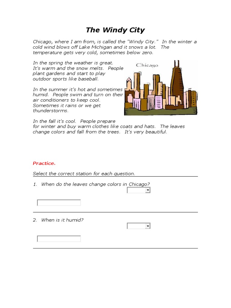 The Windy City | PDF