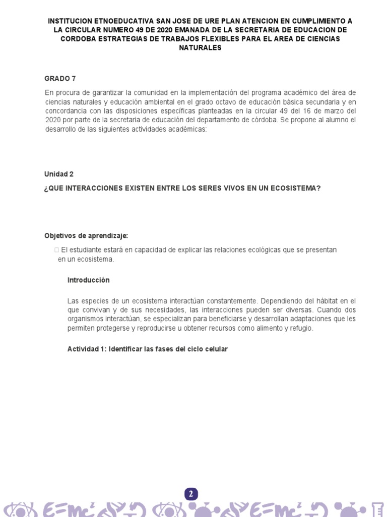Guia de Interacciones de Un Ecosistema | PDF | Arrecife de coral | Abejas