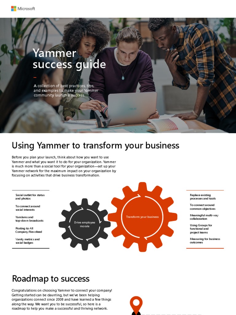 Yammer Success Guide: Best Practices | PDF | Office 365 | Leadership