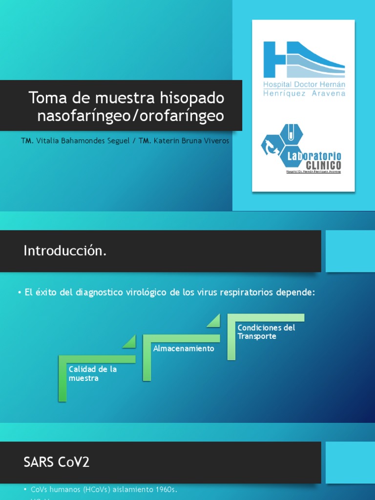 Proceso de Toma de Muestra Nasofaríngea | PDF | Neumología ...