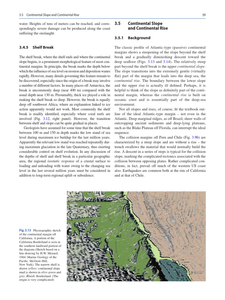 3.5.1 Background: 3.5 Continental Slope and Continental Rise | PDF ...