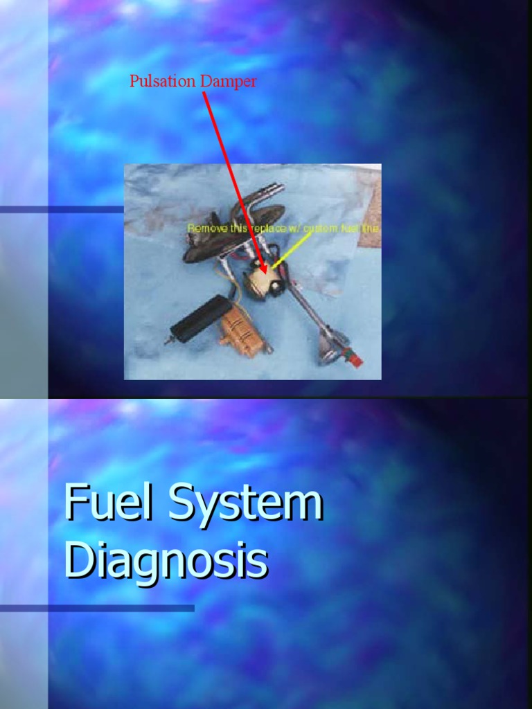 Fuel System Diagnosis | PDF | Throttle | Fuel Injection