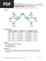 3.3.12-Packet-Tracer - Vlan-Configuration | PDF | Computer Network | Network Interface Controller