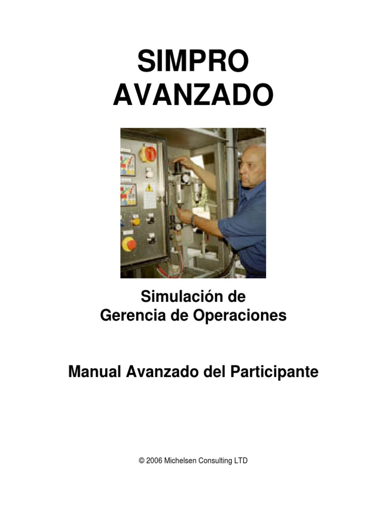 Manual Simpro Avanzado PDF | PDF | Planificación | Inventario