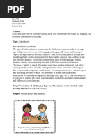 No David Lesson Plan | PDF | Educational Assessment | Lesson Plan