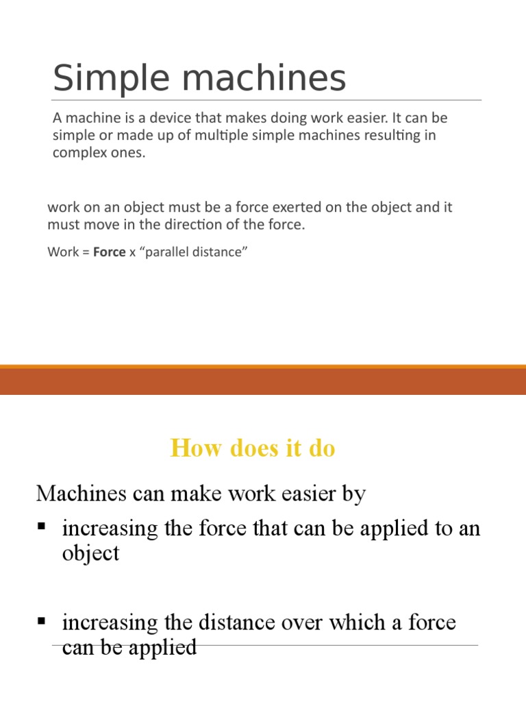 Simple Machines Introduction | PDF | Machines | Force