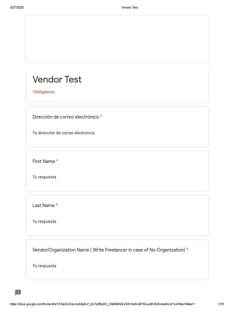 Vendor Test | PDF | Acronym | Bracket