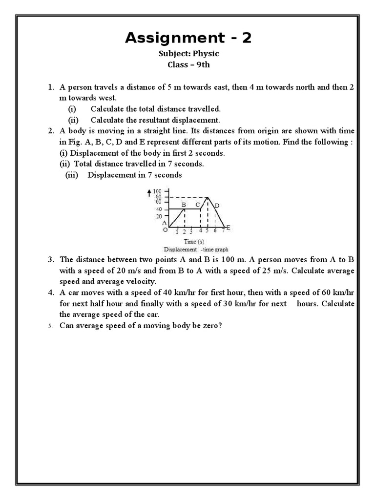 Class 9th Motion (2) Updated | PDF