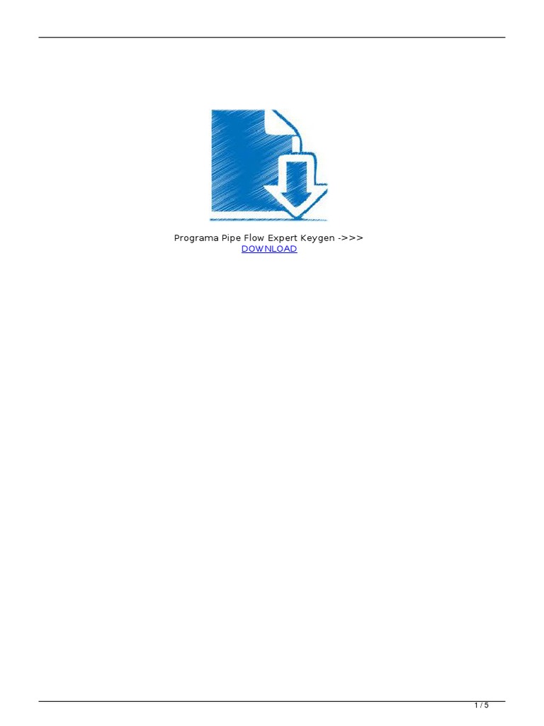 Programa Pipe Flow Expert Keygen | PDF | Computing | Software