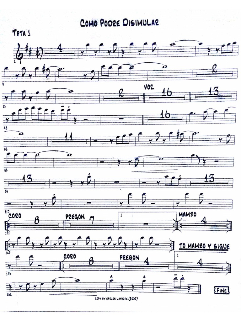 Cómo Podré Disimular | PDF