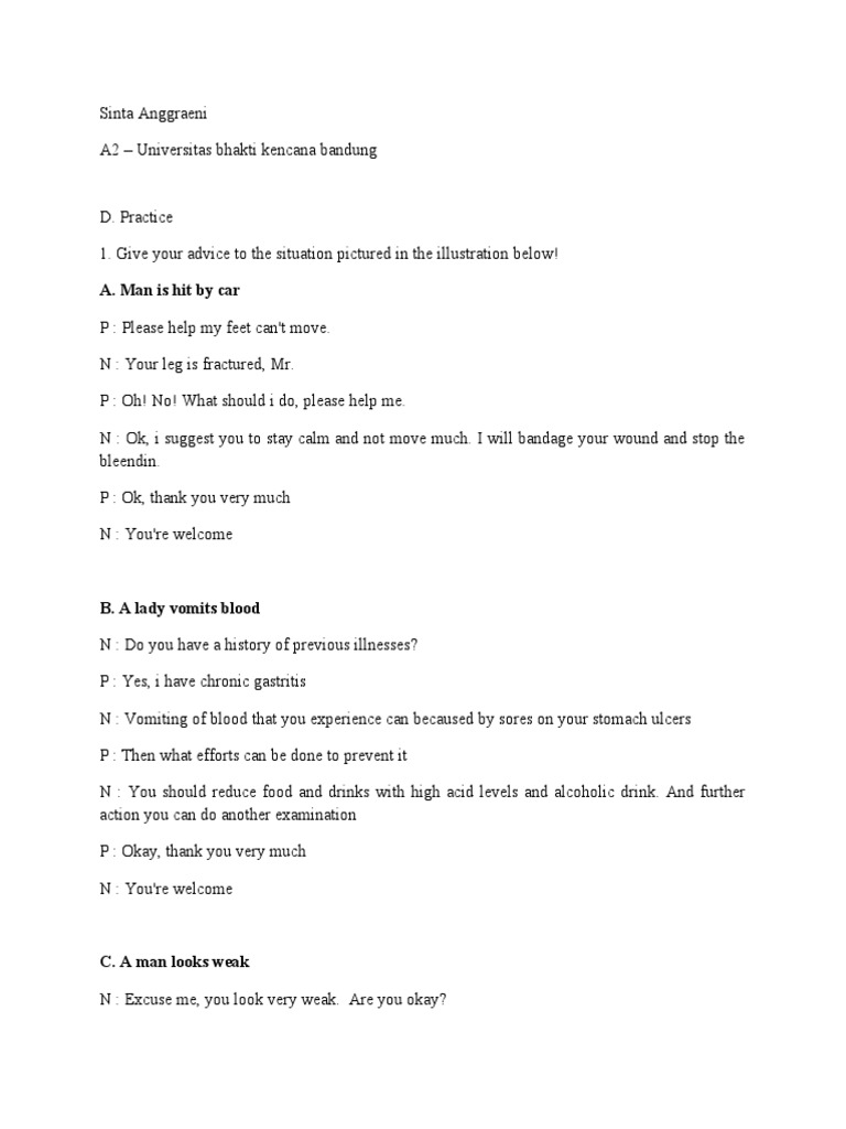 Sinta Anggraeni A2 | PDF | Nursing | Health Care