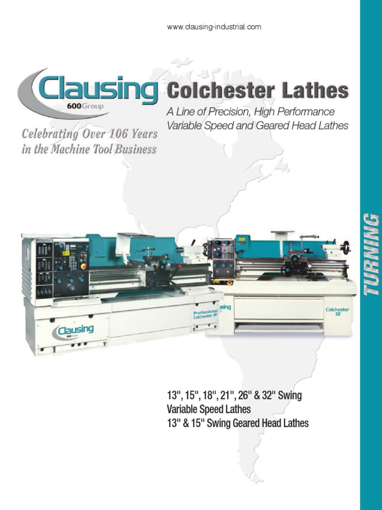 Clausing Colchester 01-2017 | Download Free PDF | Crafts | Equipment