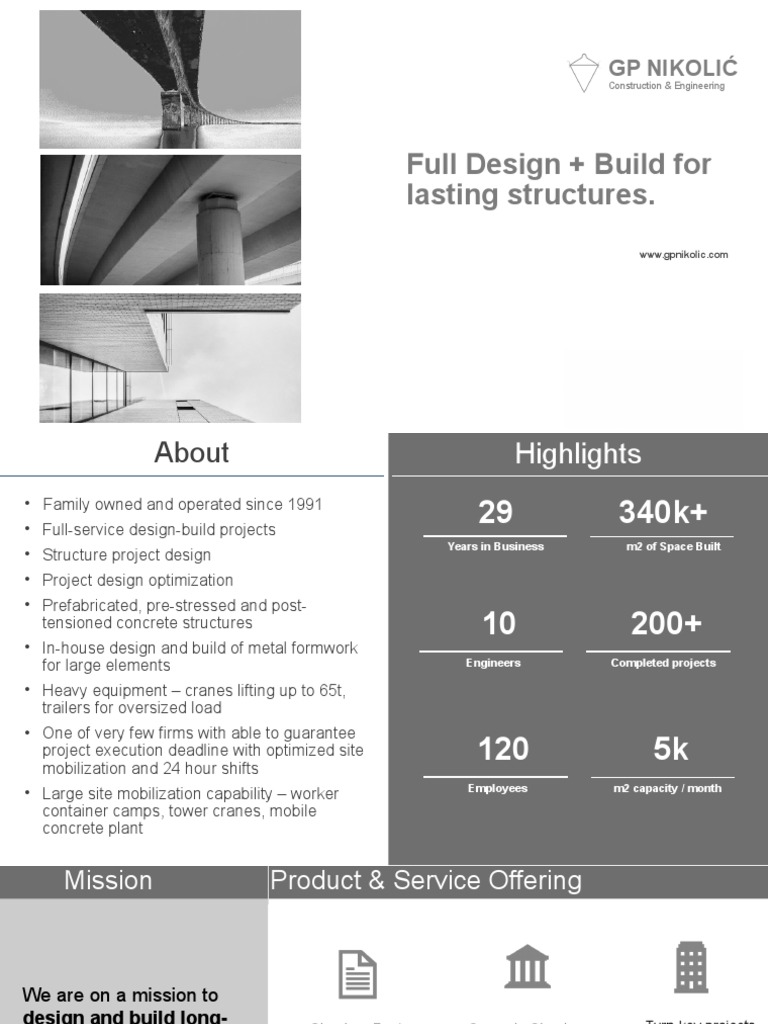 GP Nikolić: Expert Design & Build Services | PDF | Crane (Machine ...