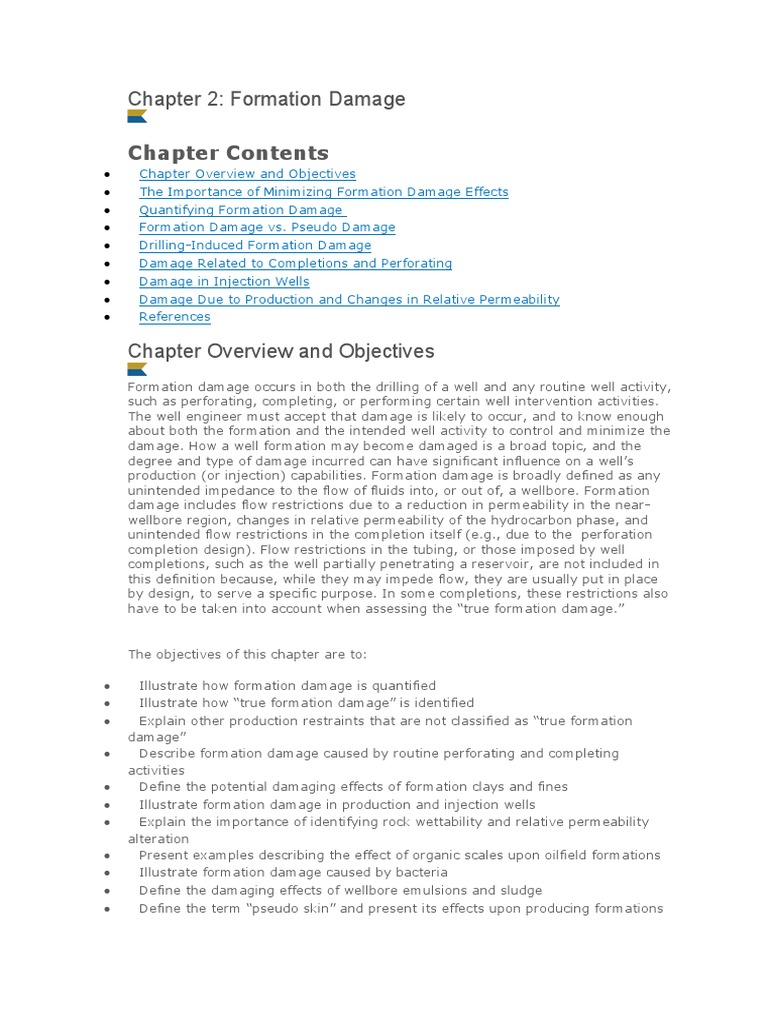 Formation Damage | PDF | Emulsion | Oil Well