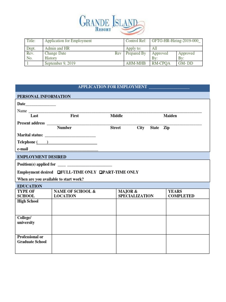 Pre Screening Form PDF | PDF | Employment | Justice