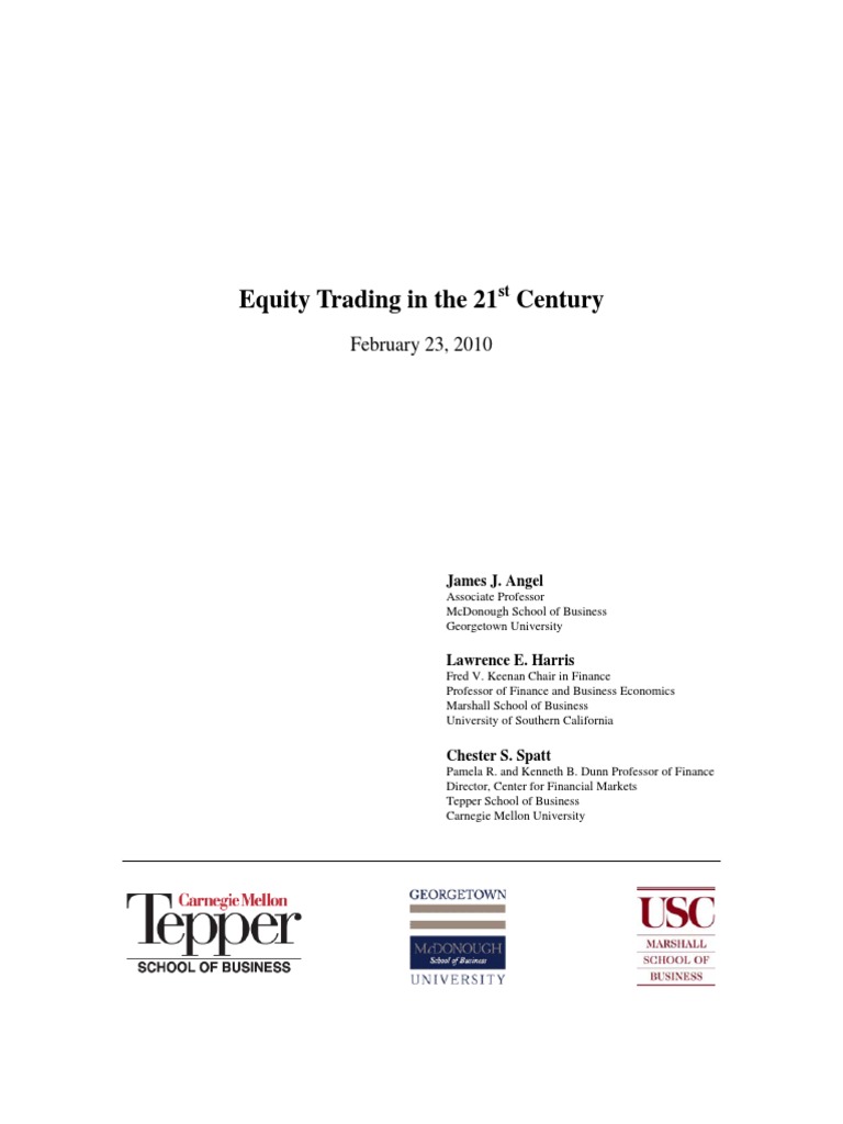 Equity Trading | PDF | Algorithmic Trading | Vix