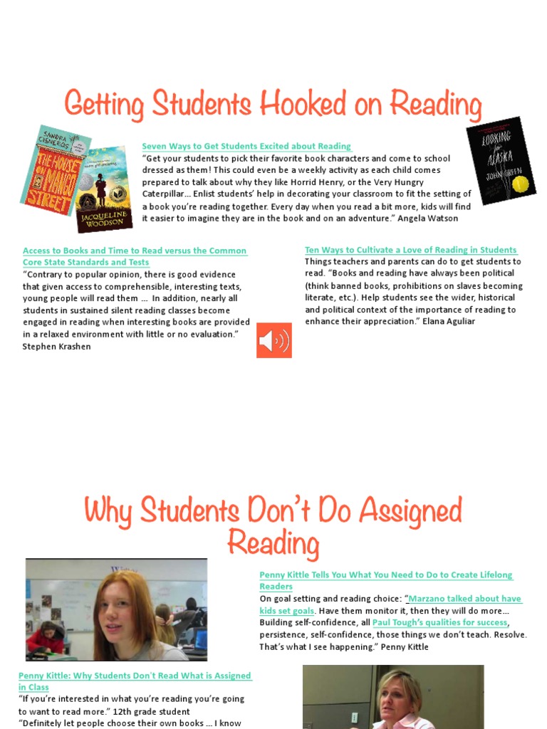 Getting Students Hooked On Reading 1 | PDF | Motivation | Motivational