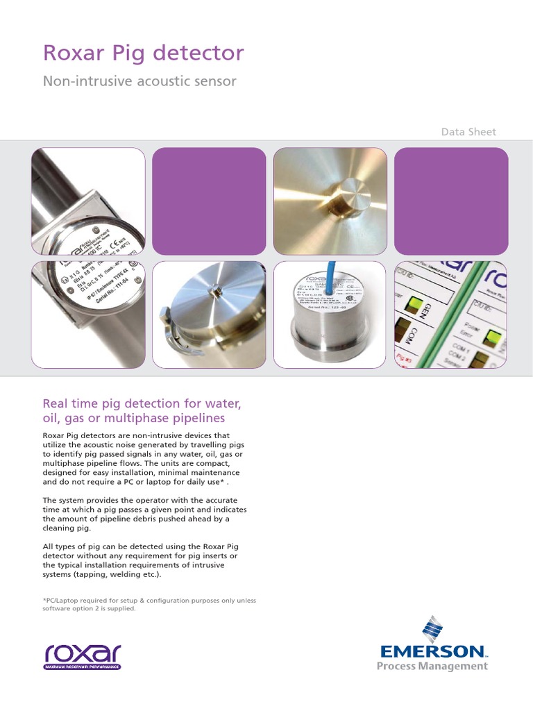 Non-Intrusive Roxar Pig Detector System | PDF | Sensor | Pipeline Transport
