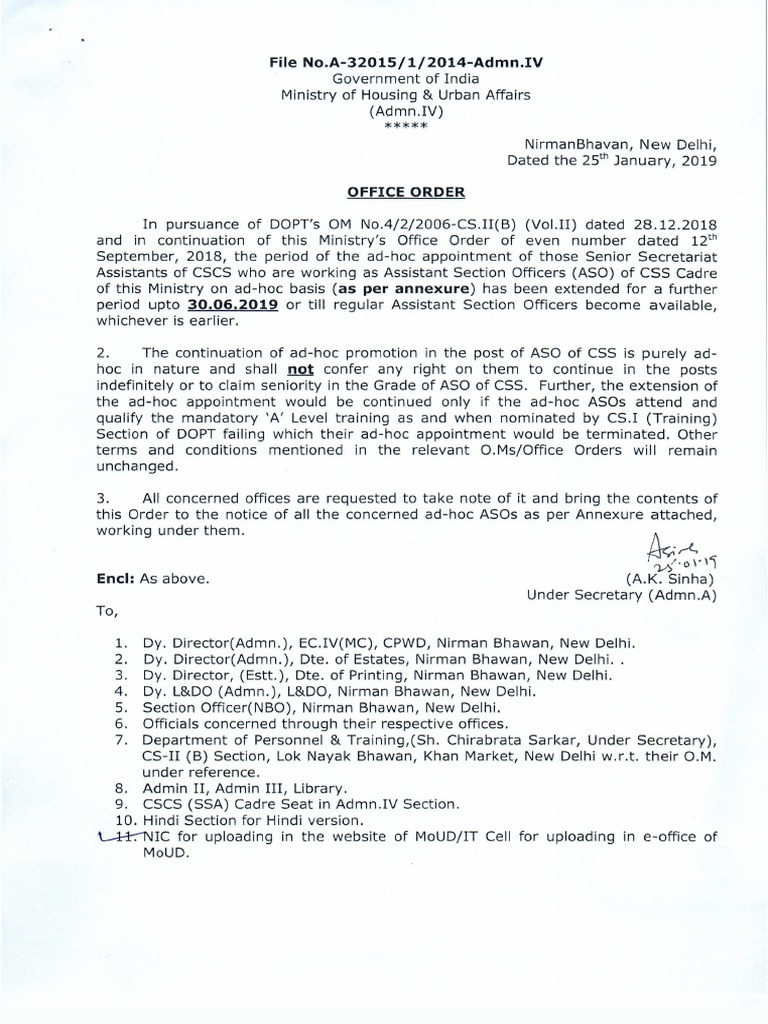 ASOs Order PDF | PDF