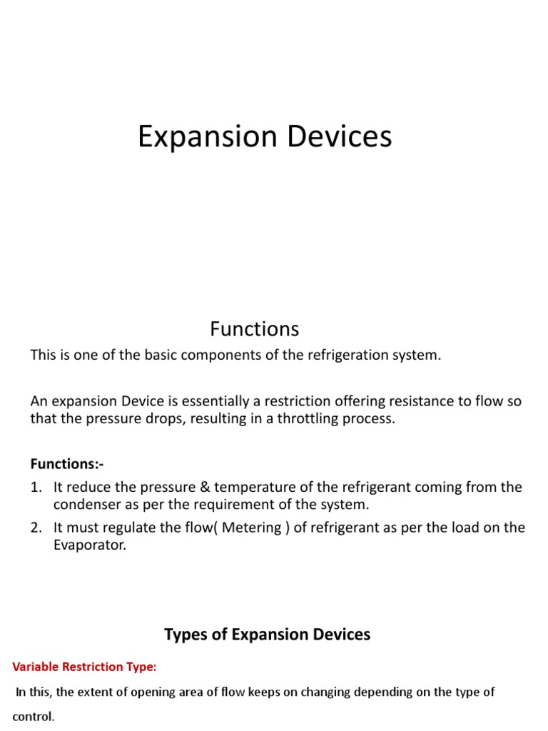 4.expansion Devices | PDF | Valve | Statistical Mechanics