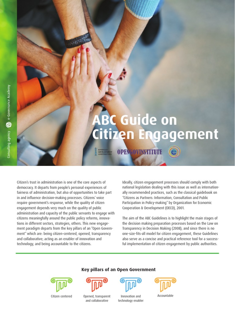 ABC Guide On Citizen Engagement | PDF | Public Sphere | Government