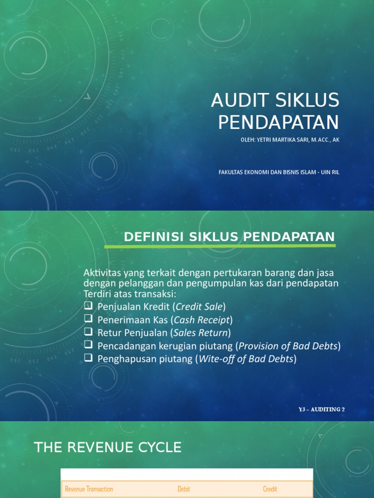 Audit Siklus Pendapatan | PDF
